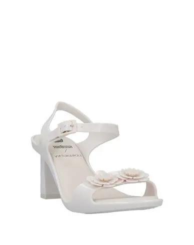 MELISSA + VIKTOR & ROLF Ankle Strap Sandals - Beige