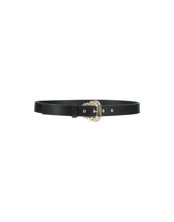 Versace Light Calfskin Belt - Black