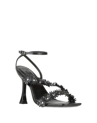 By Far Textured Leather Sandals