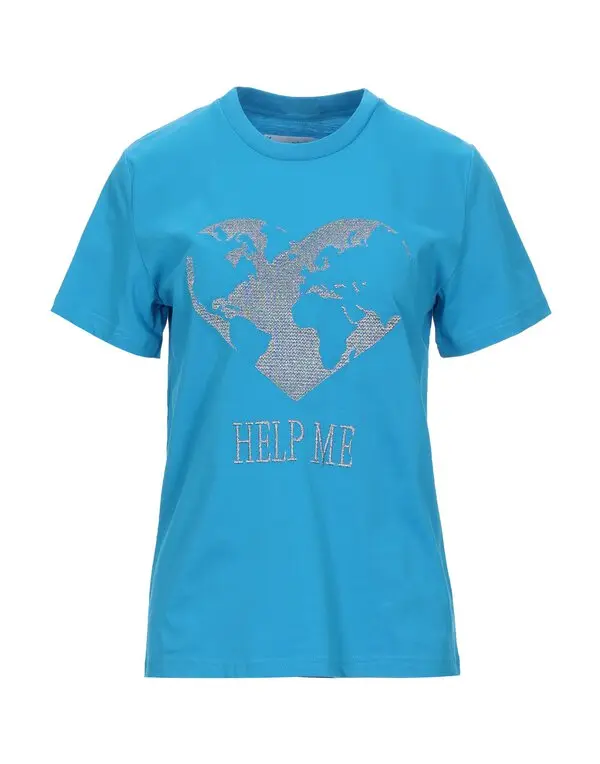 Alberta Ferretti Printed T-shirt - Azure