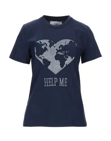 Alberta Ferretti Printed Organic Cotton T-shirt - Blue