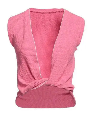 Jacquemus Knitted Bouclé Sleeveless Top - Pink