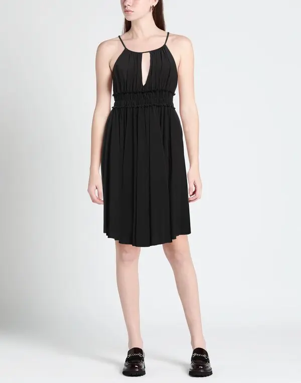 WHITE WISE Midi Trapeze Dress