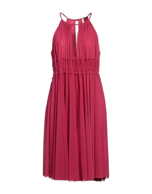 WHITE WISE Midi Trapeze Dress - Pink