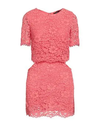 Amen Mini Lace Dress - Red