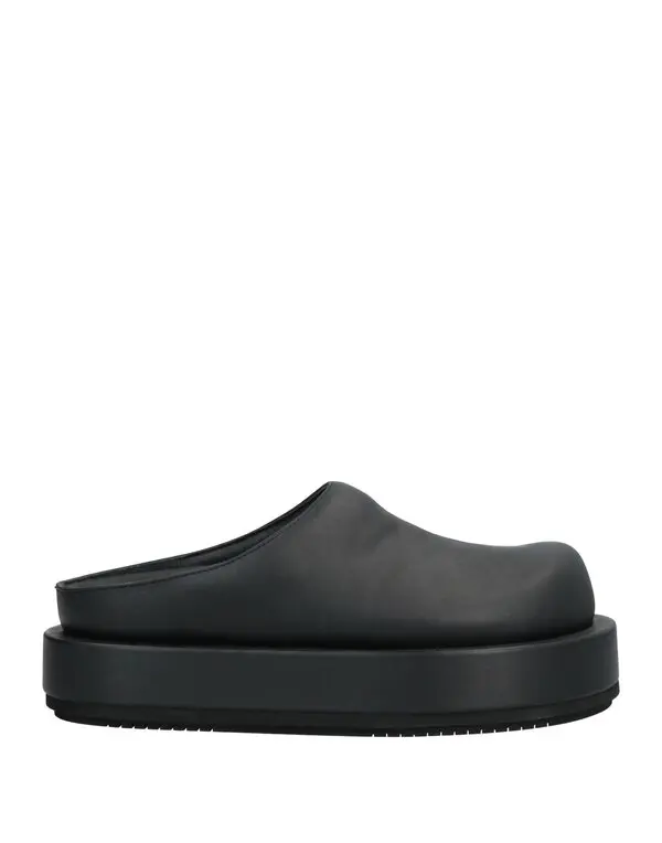 PALOMA BARCELO Leather Mules - Black