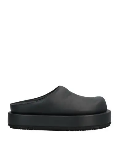 PALOMA BARCELO Leather Mules - Black