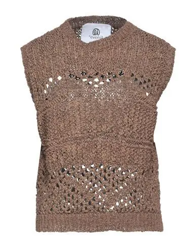EVEN IF Knitted Sleeveless Top - Camel