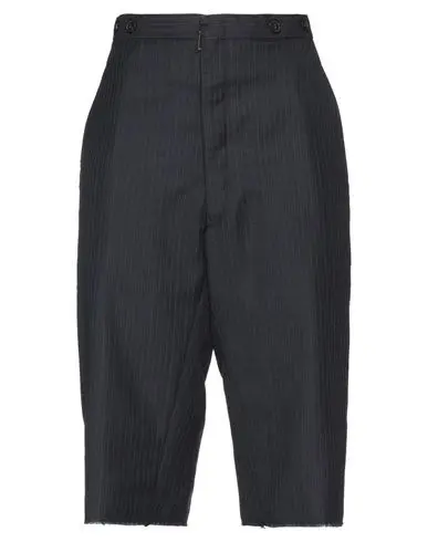 MAISON MARGIELA Pinstriped Wool Trousers - Midnight Blue