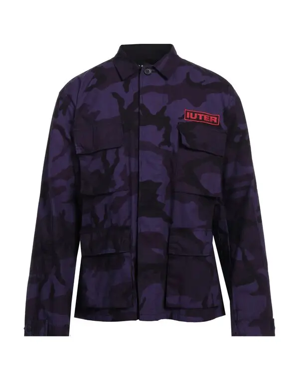 IUTER Shirt Size Cotton - Dark Purple