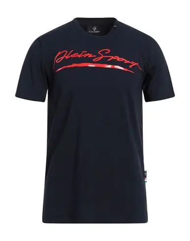 PLEIN SPORT T-shirt Size Cotton, Elastane - Midnight Blue