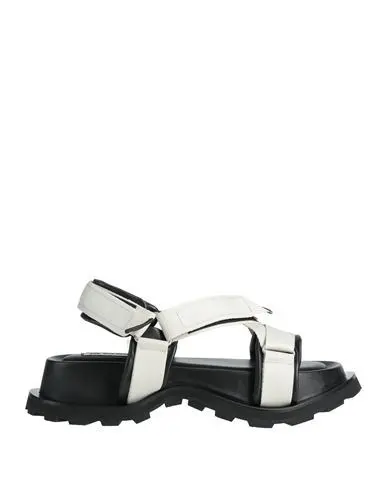 JIL SANDER Sandals With Velcro Closure - Ivory