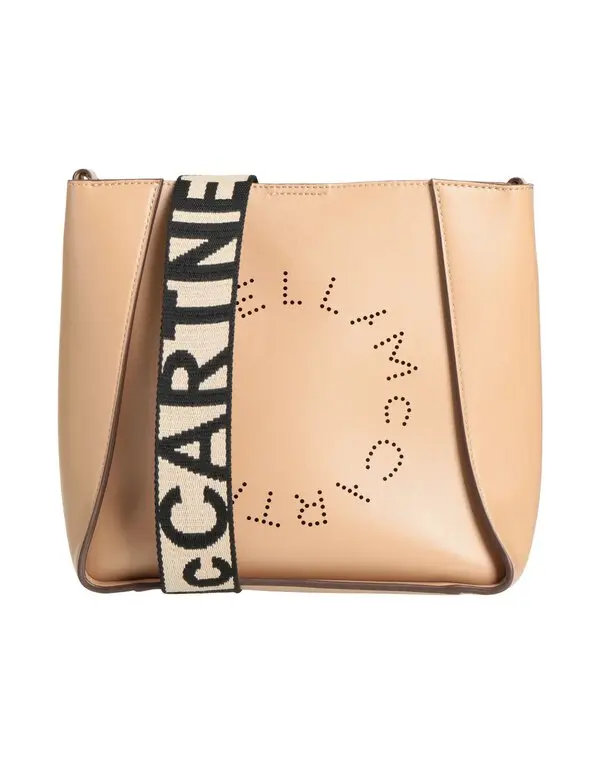 Stella McCartney Medium Coated Fabric Crossbody Bag - Beige
