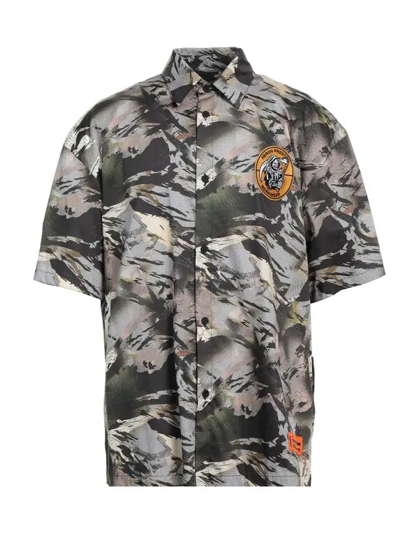 Heron Preston Shirt Size Cotton, Polyester - Khaki
