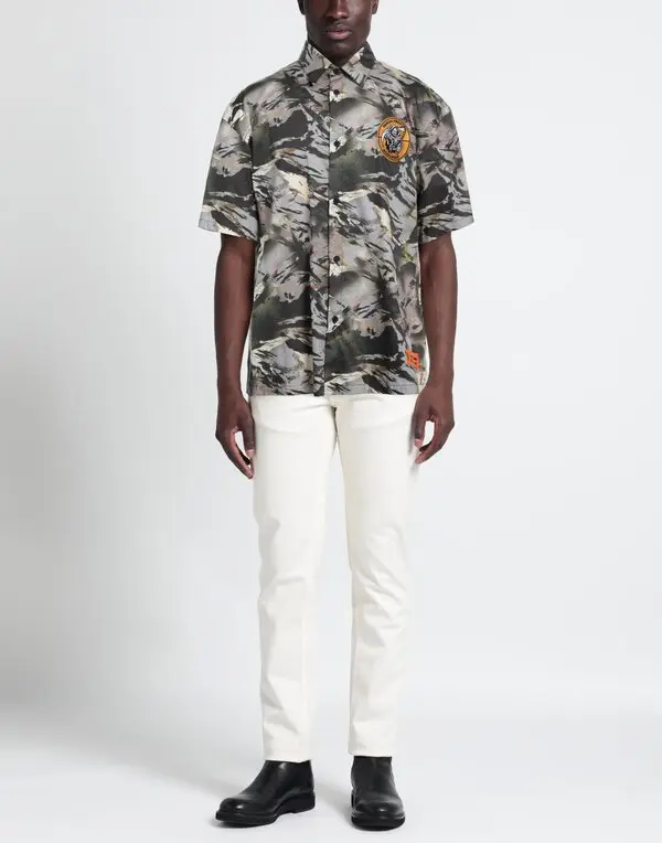 Heron Preston Shirt Size Cotton, Polyester - Khaki