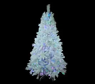 NORTHLIGHT Pre-lit Medium Iridescent Pine Chris Tmas Tree