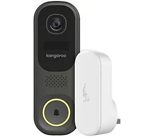KANGAROOS Video Doorbell Camera With Chime And 1yr Cam Protect - One-color