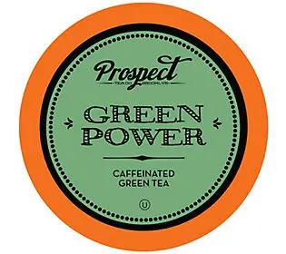 TWO RIVERS COFFEE Prospect Tea Co. 40-count Green Power Caffeinat Ed Tea Pods