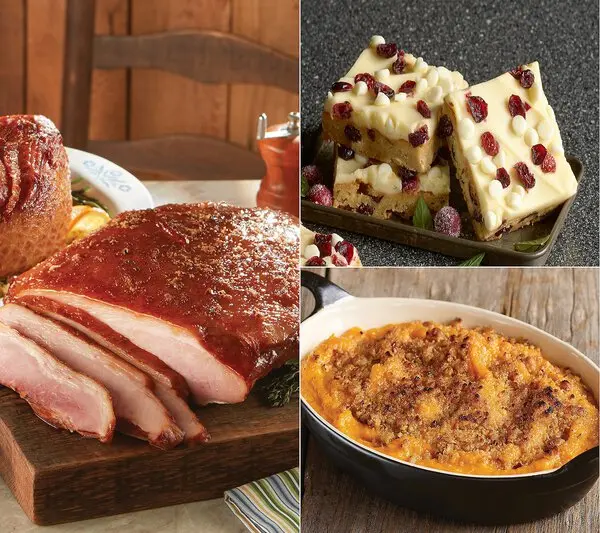 KANSAS CITY STEAK Kansas City Carver Ham, Sweet Potato Casserole & Blondie Combo - One-color