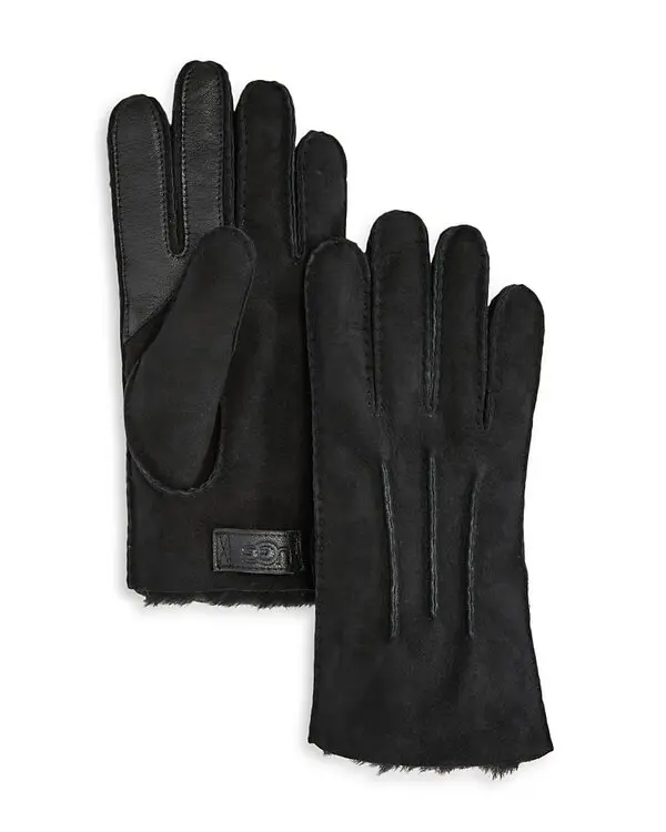 UGG Shearling Tech Gloves - Black