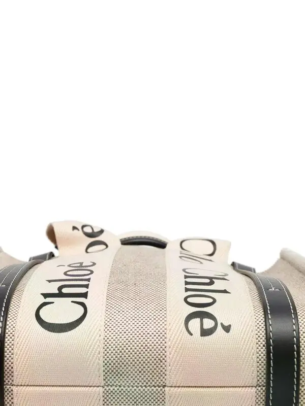 Chloé Woody Logo-print Tote Bag