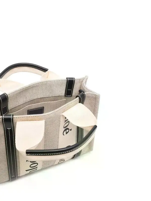 Chloé Woody Logo-print Tote Bag