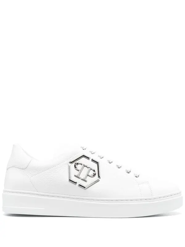 Philipp Plein Leather Low-top Sneakers