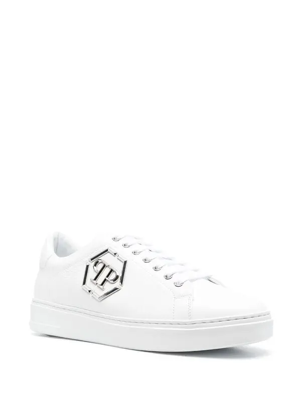 Philipp Plein Leather Low-top Sneakers