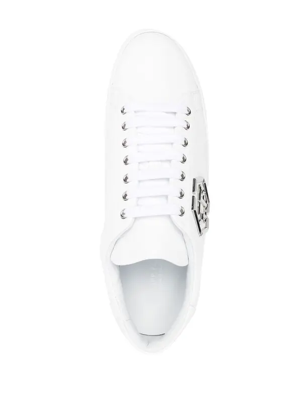 Philipp Plein Leather Low-top Sneakers