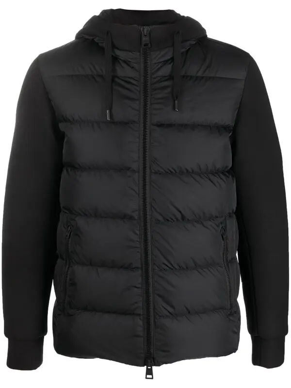 Herno Hooded Down Padded Jacket - Black