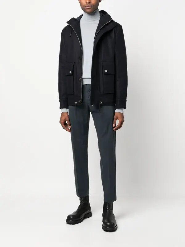 PT TORINO Feather-detail Chino Trousers