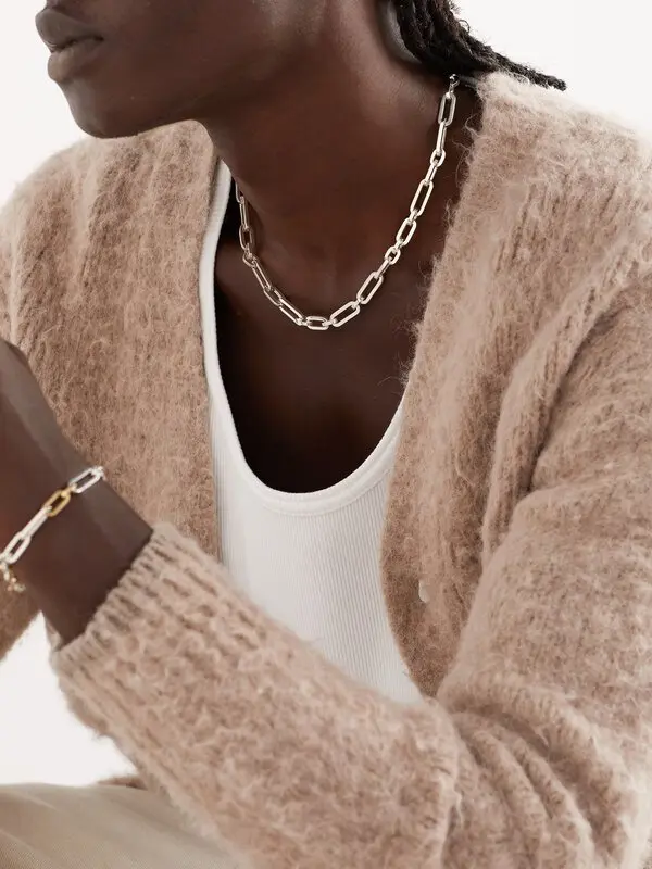 MAOR M.cohen Trio Link Sterling Necklace