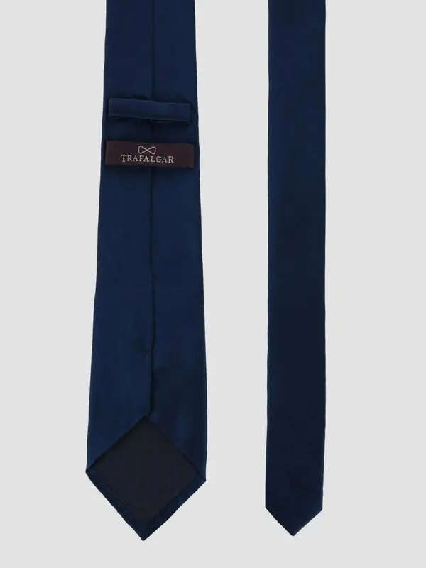 Trafalgar Silk Neck Tie - Navy