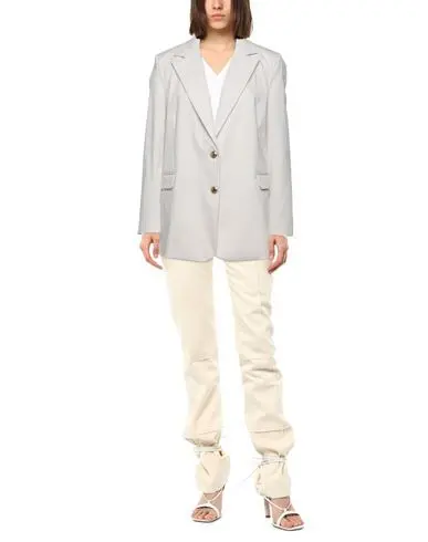 GAËLLE PARIS Single-breasted Blazer - White