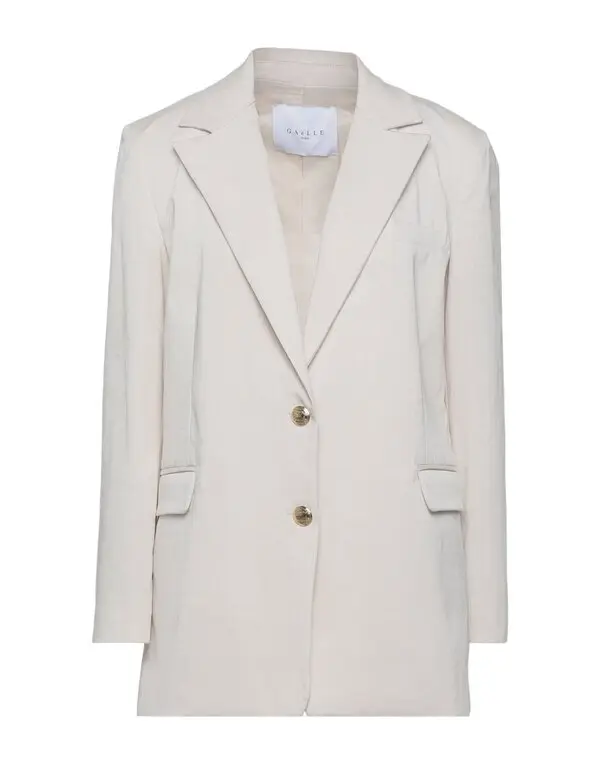 GAËLLE PARIS Single-breasted Blazer - White