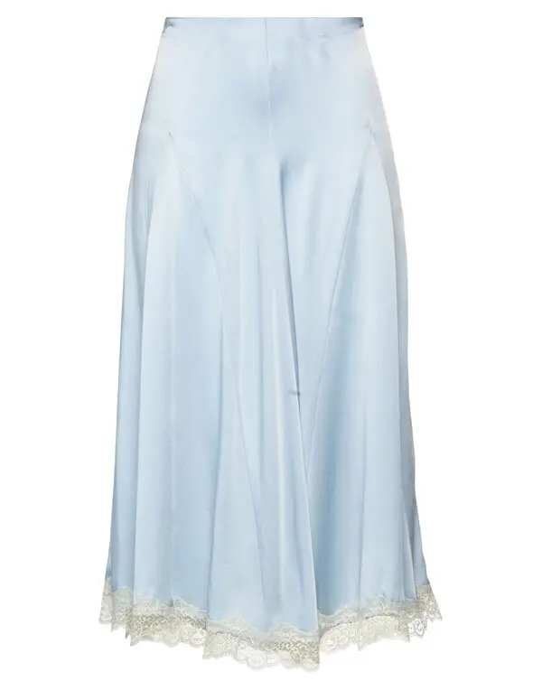 SEMICOUTURE Midi Flared Skirt - Sky Blue
