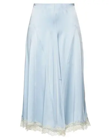 SEMICOUTURE Midi Flared Skirt - Sky Blue