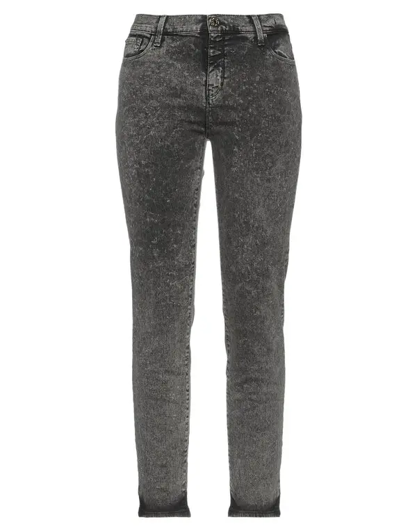 TWINSET Tapered Jeans With Brand Logo - Black
