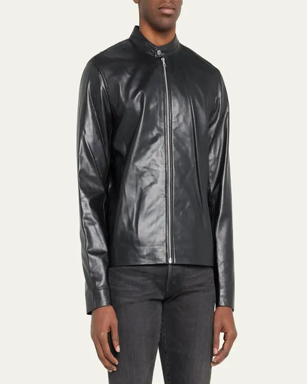 Rag & Bone Archive Cafe Racer Leather Jacket