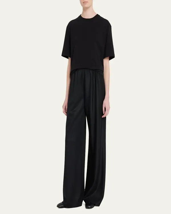 THE ROW Gala Wide-leg Wool Pants
