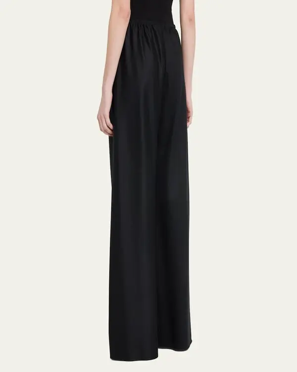 THE ROW Gala Wide-leg Wool Pants