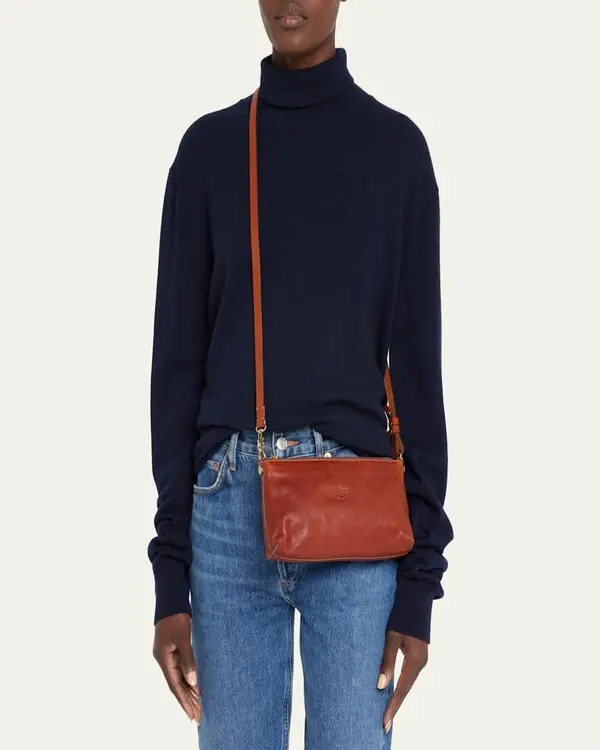 Il Bisonte Lucia Vachetta Leather Shoulder Bag