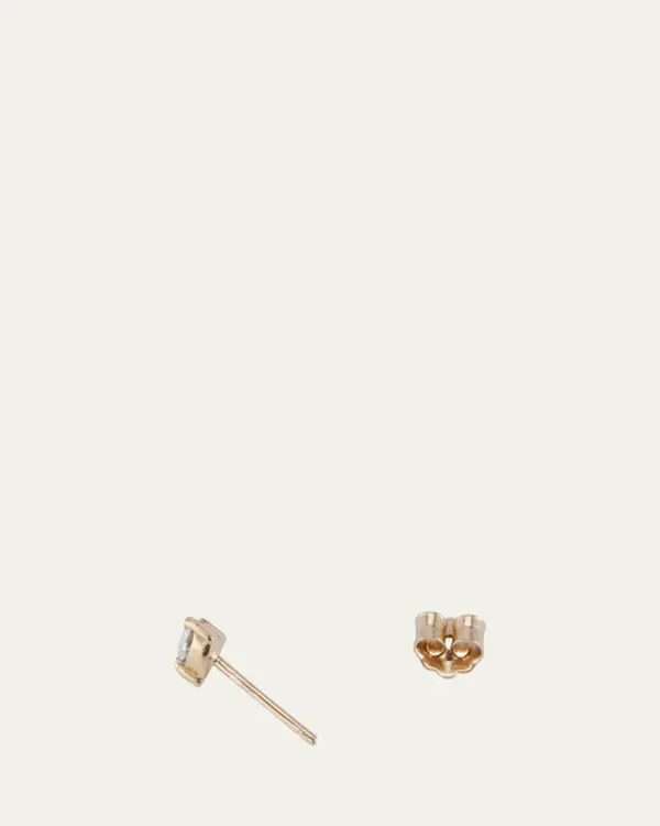 JENNIFER MEYER Heart-cut Diamond Stud Earring
