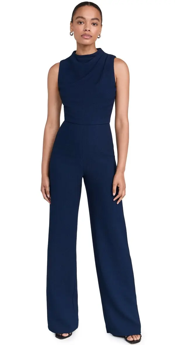 Black Halo Corrine Jumpsuit - Bluestone