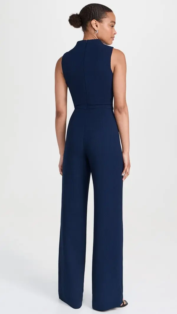 Black Halo Corrine Jumpsuit - Bluestone