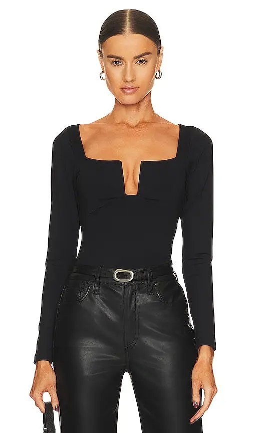 Susana Monaco Square Wire Top - Black