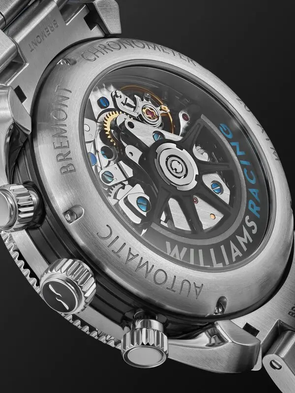 BREMONT Williams Racing Automatic Chronograph 43mm Stainless Steel Watch