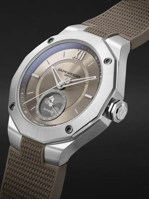 Baume & Mercier Riviera Baumatic Automatic Moon-phase 43mm Watch