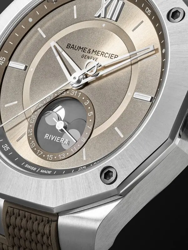 Baume & Mercier Riviera Baumatic Automatic Moon-phase 43mm Watch