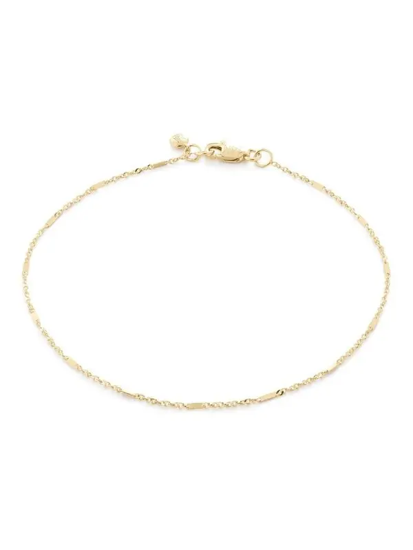 Monica Vinader 14kt Yellow Shimmer Chain Bracelet - Gold